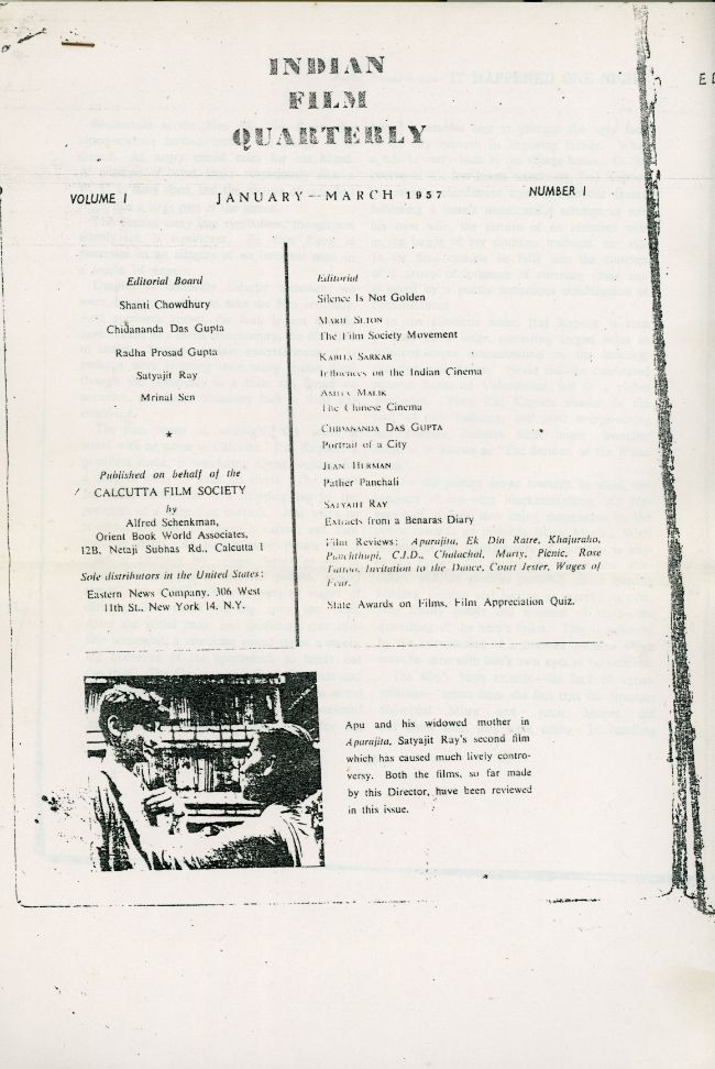 Indian Film Quarterly (English) | Magazines | Bengal Film Archive
